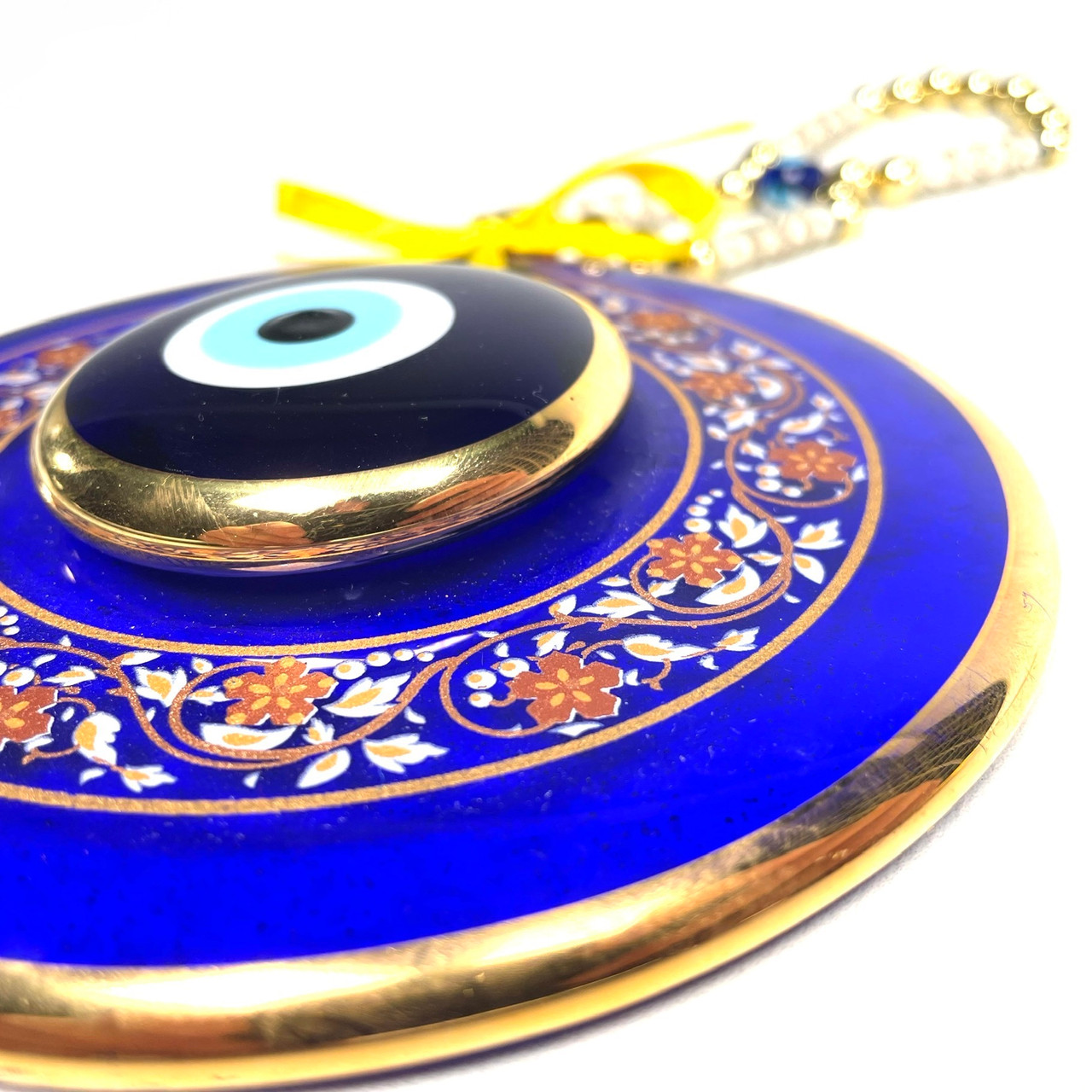 Hand Painted Fancy Gold Evil Eye 5.5" x 10" 1 Count Assorted - Paykoc ...