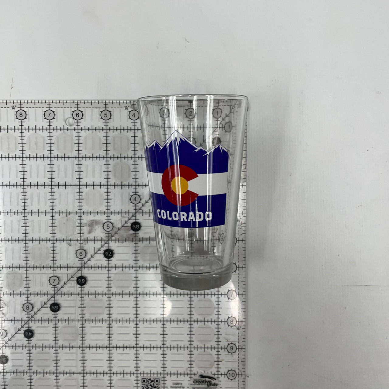 Colorado Mountain Pint Glass 16oz - Paykoc Imports, Inc.