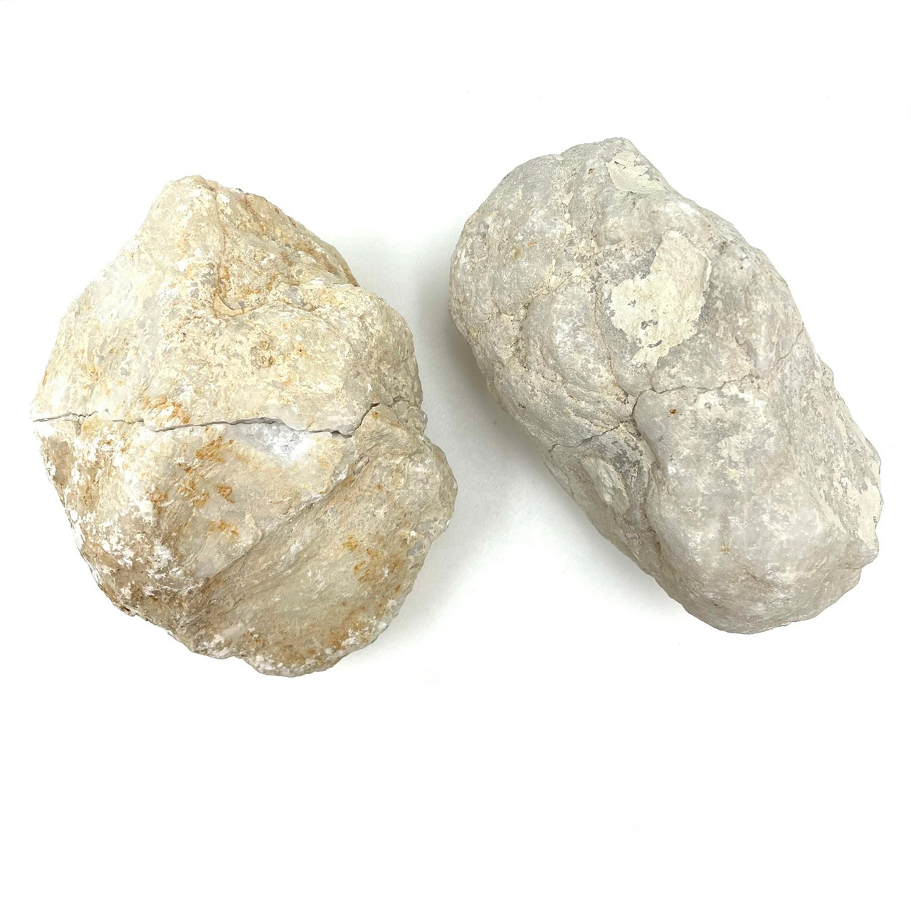 Precracked Complete White Geodes 5"+- 1 Piece - Paykoc Imports, Inc.