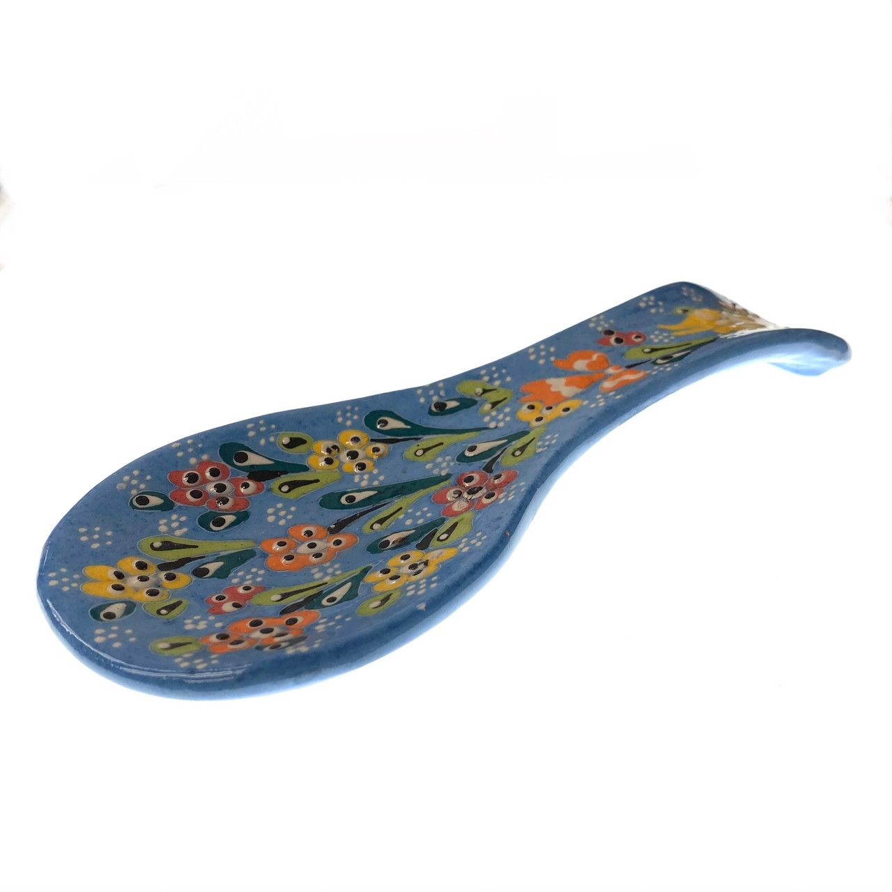 Turkish Porcelain Spoon Rest 1 Count Assorted Color - Paykoc Imports, Inc.