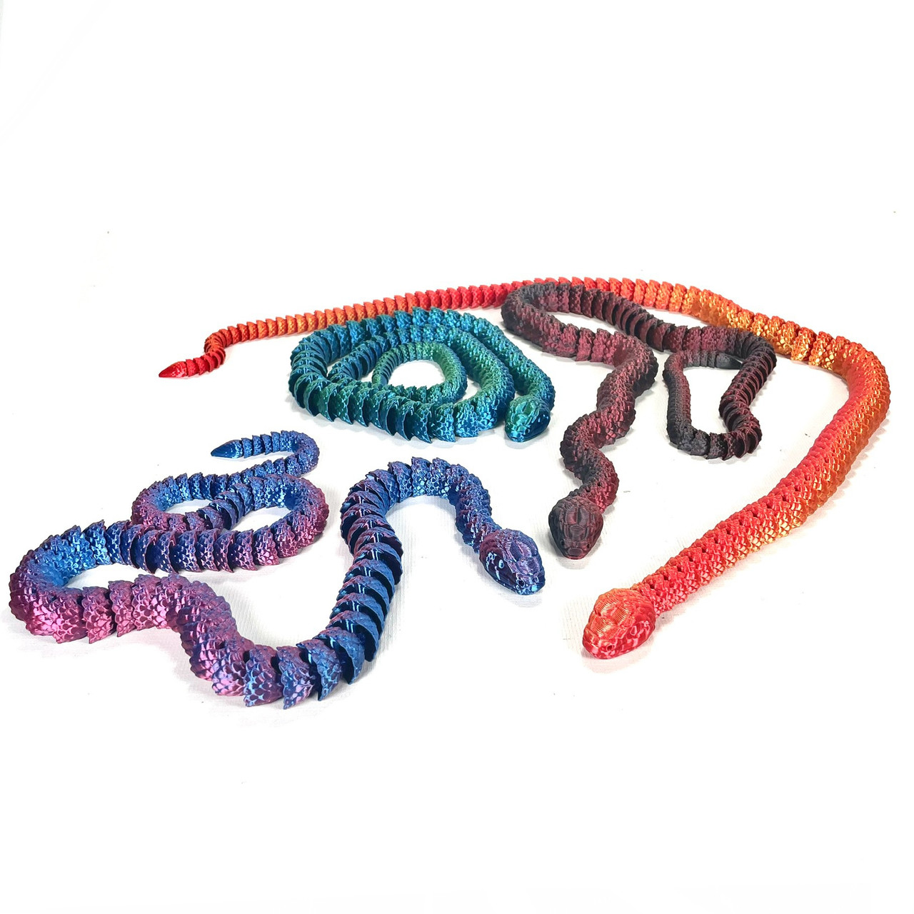 3D Printed Snake 28" Assorted 1 Count - Paykoc Imports, Inc.