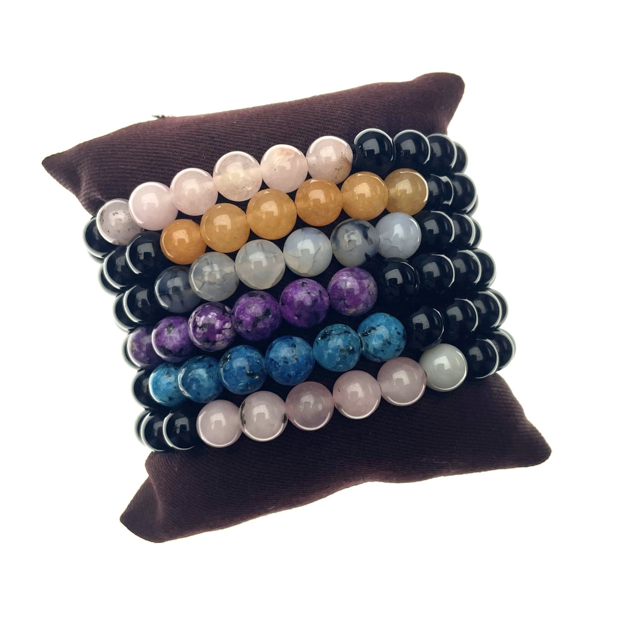 Assorted Stone Bracelets on Pillow 1 Assorted Bracelet - Paykoc Imports ...