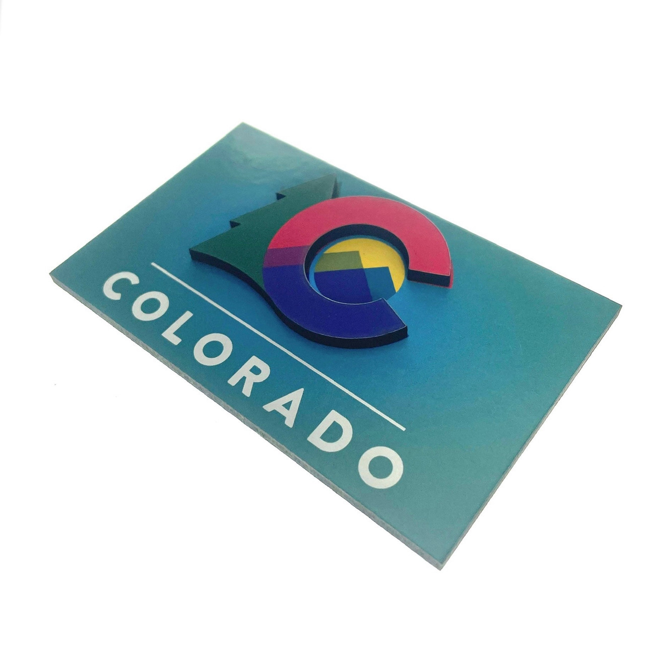 Multi Layered Wooden Colorado Magnet 1 Count Assorted - Paykoc Imports ...