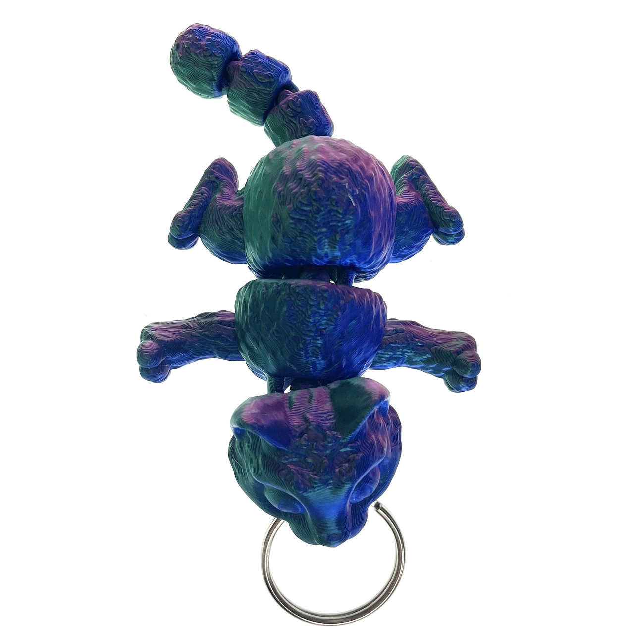 3D Printed Cat Keychain 1 Count Assorted Colors - Paykoc Imports, Inc.