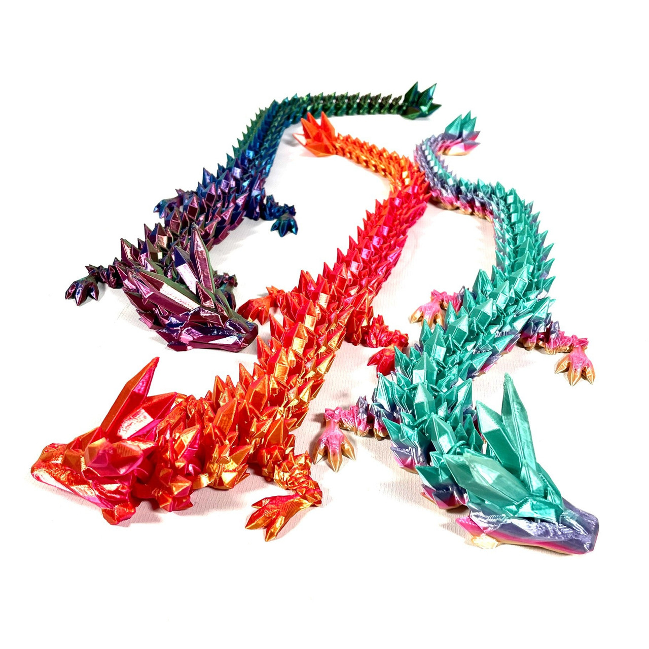 3D Printed 45cm Dragon 1 Count Assorted Color - Paykoc Imports, Inc.