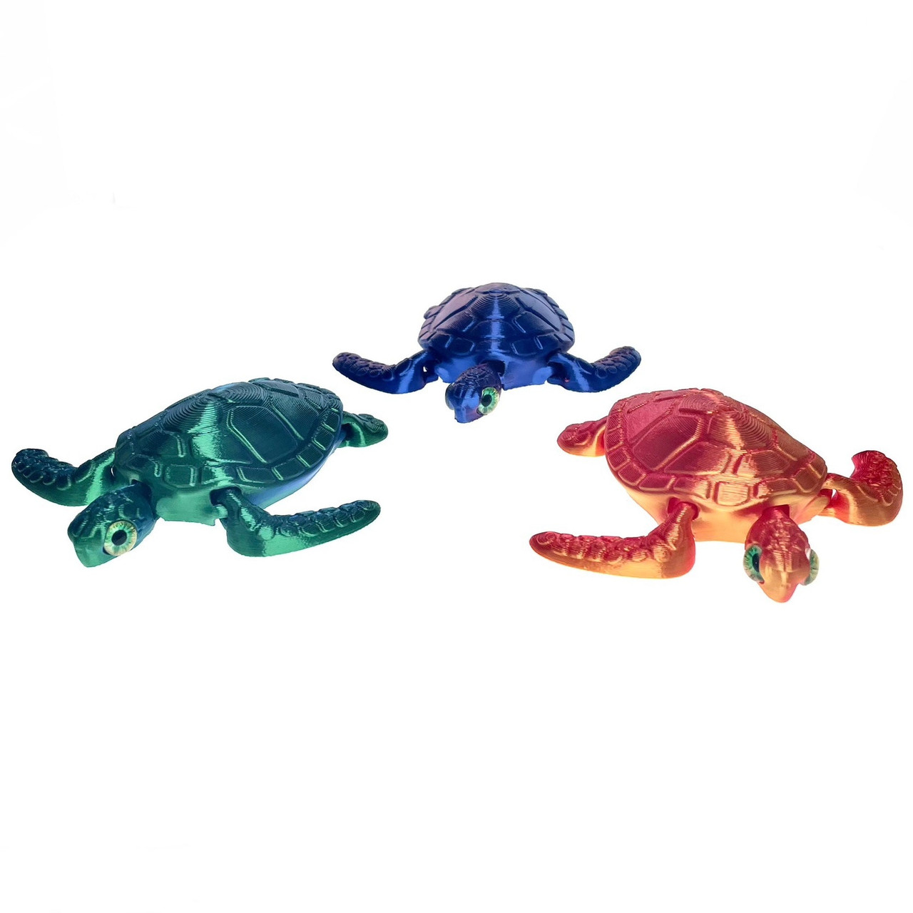 3D Printed Sea Turtles 1 Count Assorted Colors - Paykoc Imports, Inc.