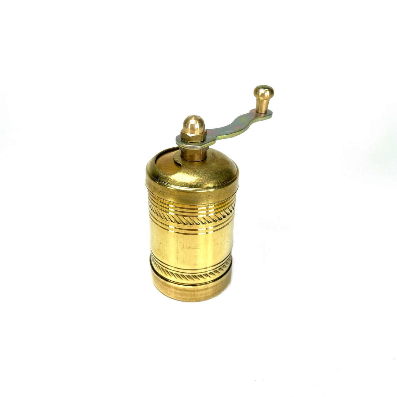 Small Pocket Pepper Mill 3” Brass Vintage Style - Paykoc Imports, Inc.