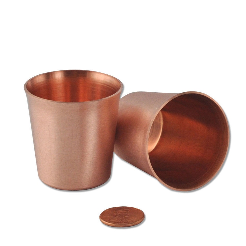 Customized Solid Copper Shot Glasses from Paykoc - Paykoc Imports, Inc.