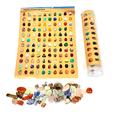 Premium Rock & Mineral Collection | Includes Case, 8x11 ID Guide ...