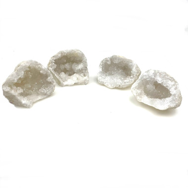 Precracked Complete White Geodes 3.5"+- 1 Piece - Paykoc Imports, Inc.