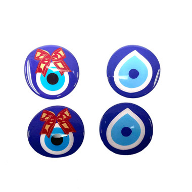 Sticky Rubber Evil Eye Sticker Pack 1 Assorted Pack - Paykoc Imports, Inc.