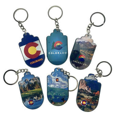 Cool Colorado Keychains 1 Count Assorted - Paykoc Imports, Inc.