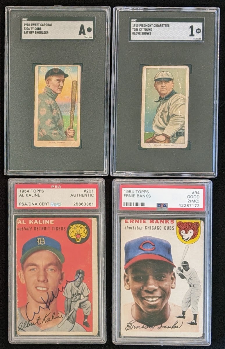 Results from the T206 & Vintage HOF Mixer - T206 Cards