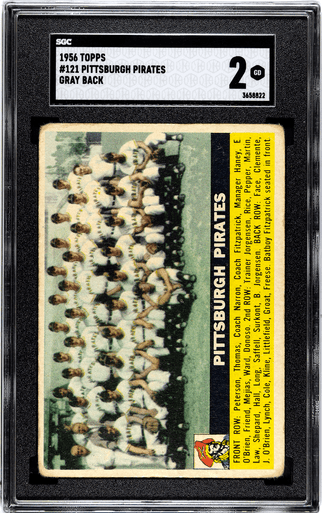 SGC 2 1956 Topps Gray Back