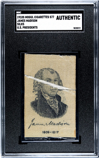 SGC Authentic 1910 Mogul Cigarettes S77 Silks James Madison