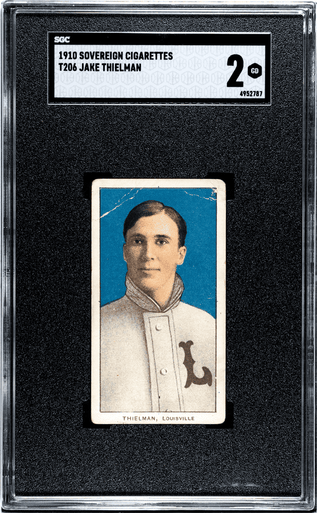 SGC 2 1910 T206 Jake Thielman