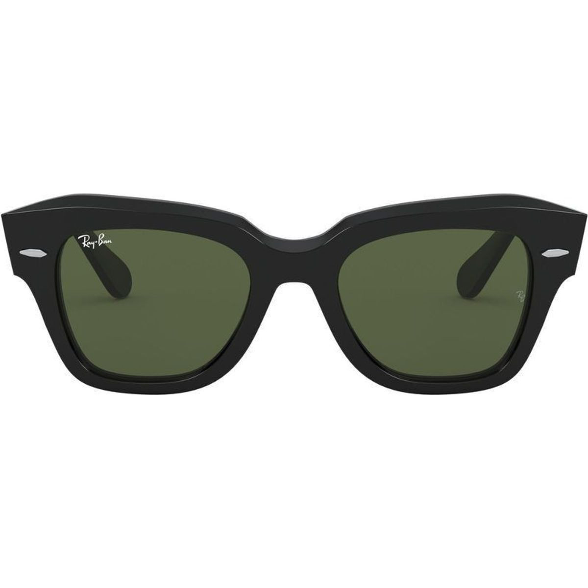 Ray-Ban State Street RB2186 Sunglasses Black/Green 49 Size