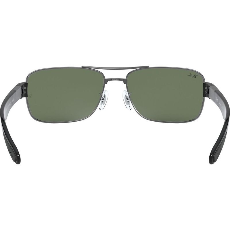 Shop the Ray-Ban RB3522 Sunglasses Gunmetal/Green | Afterpay