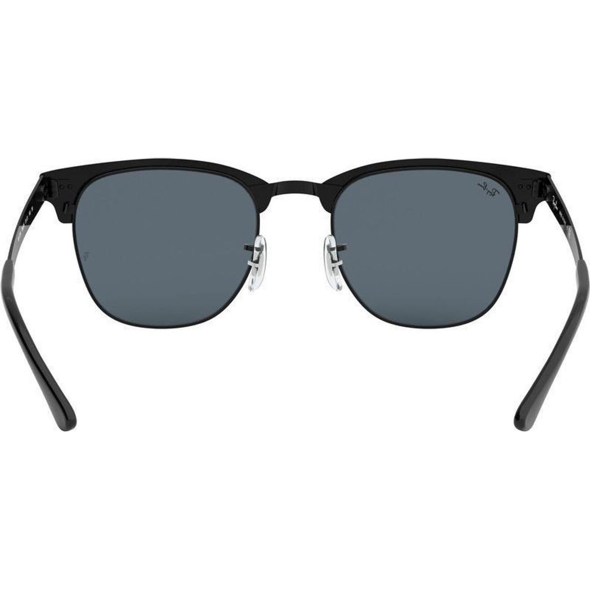 Ray-Ban Clubmaster Metal RB3716 Sunglasses Matte Black/Blue