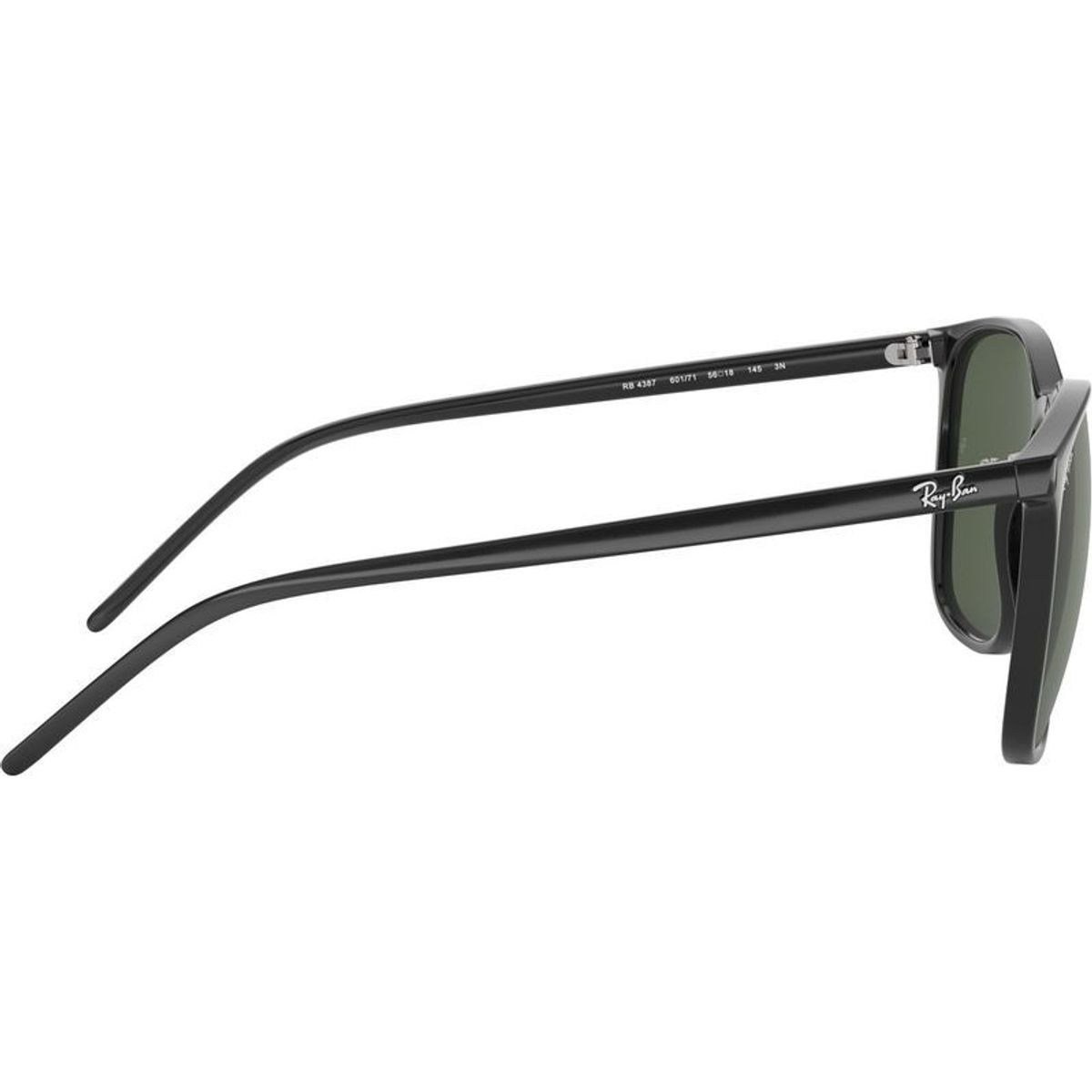 Shop the Ray-Ban RB4387 Sunglasses Black/Green | Afterpay