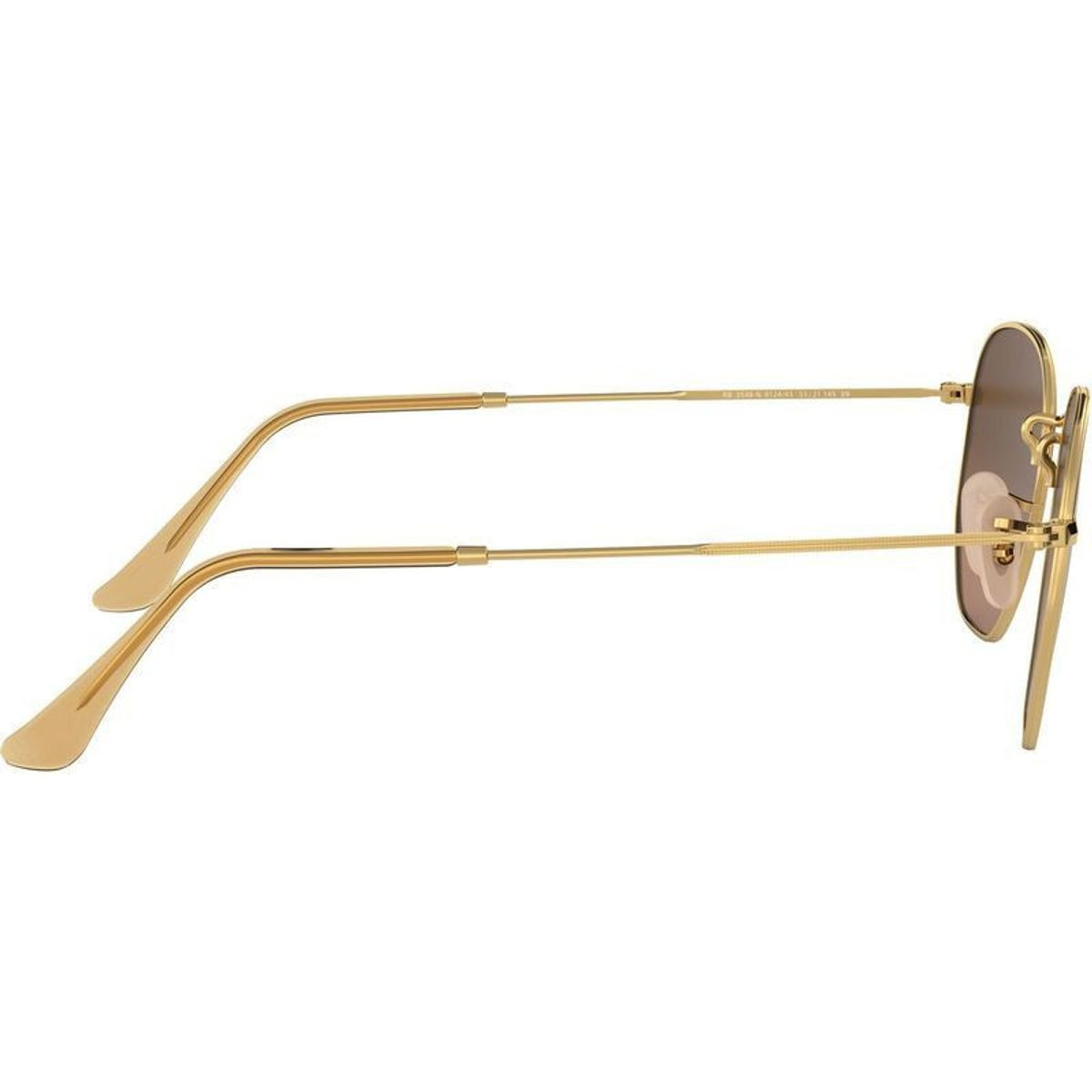 Shop the Ray-Ban Hexagonal Flat RB3548N Arista/Brown 48 Size