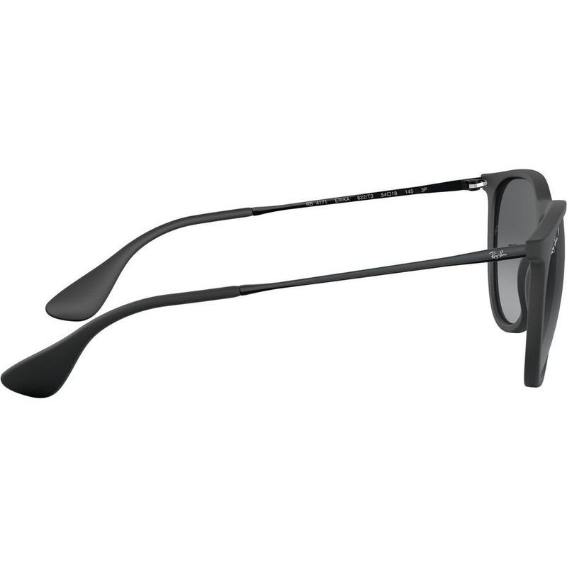 Ray-Ban Erika Classic RB4171 Black Rubber/Grey | Polarised