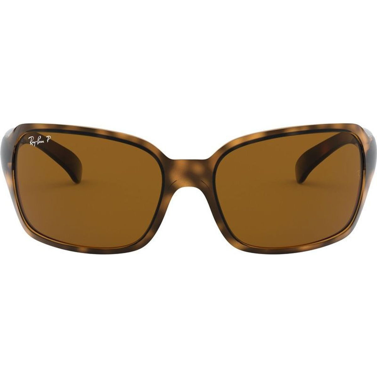 Shop Ray-Ban RB4068 Sunglasses Havana/Brown Polarised Glass
