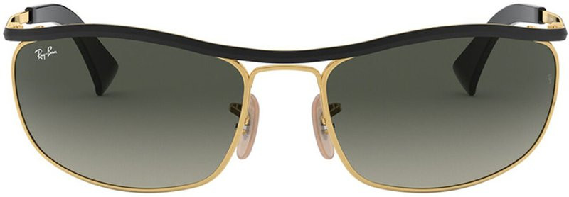 Ray-Ban Olympian RB3119 Black and Gold/Grey Gradient Sunglasses