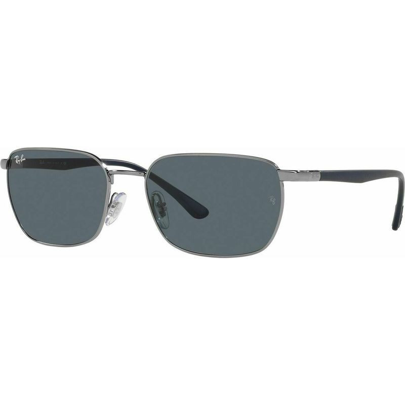 Ray Ban RB3684 Gunmetal/Blue | Glass Lenses | Afterpay