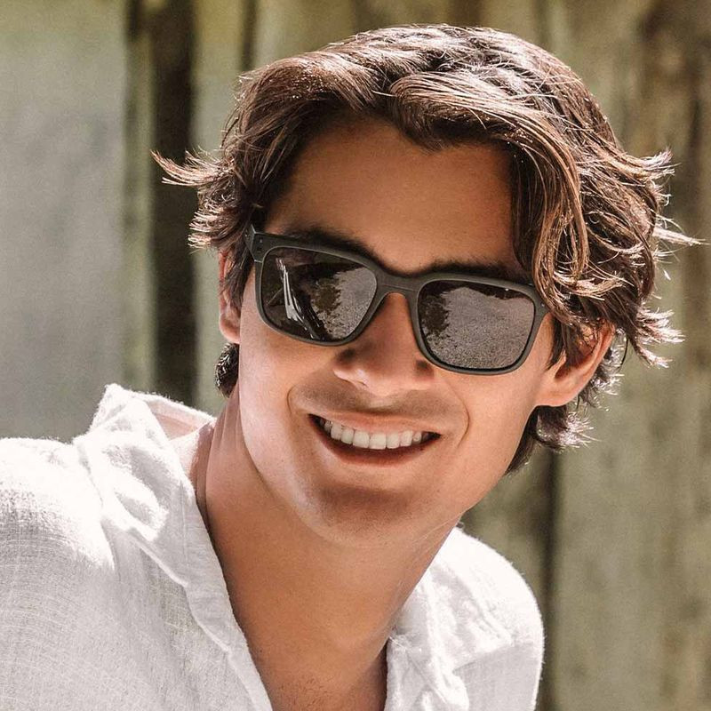 Shop The Carve Rivals Sunglasses Matte Blackgrey Afterpay