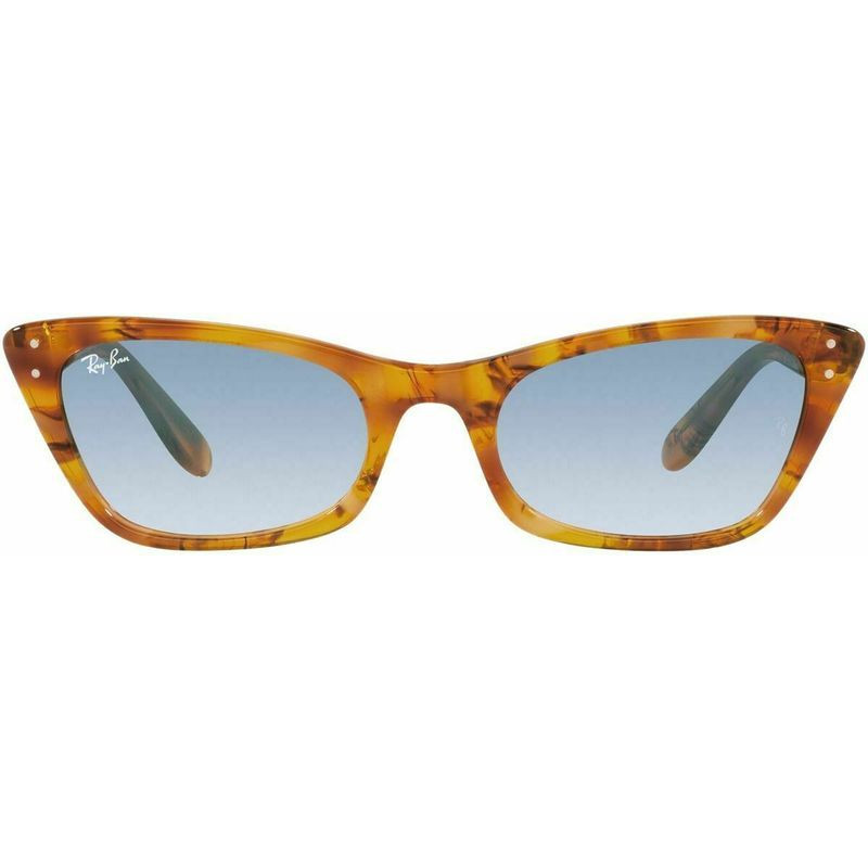 Ray-Ban Lady Burbank RB2299 Amber Tort/Clear Blue Gradient