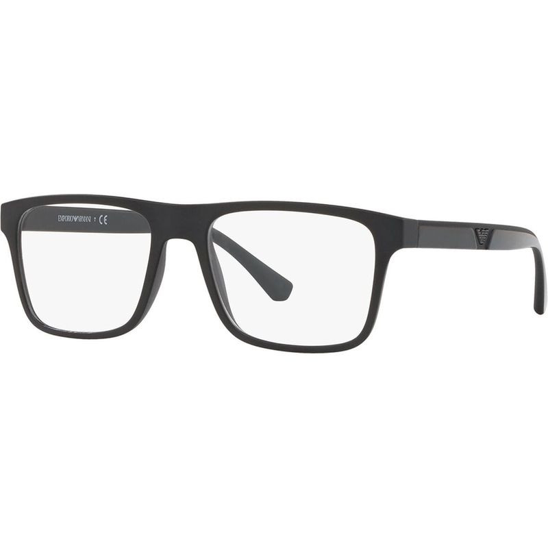 Emporio Armani EA4115 Matte Black/Clear plus Dark Grey and Light Grey ...