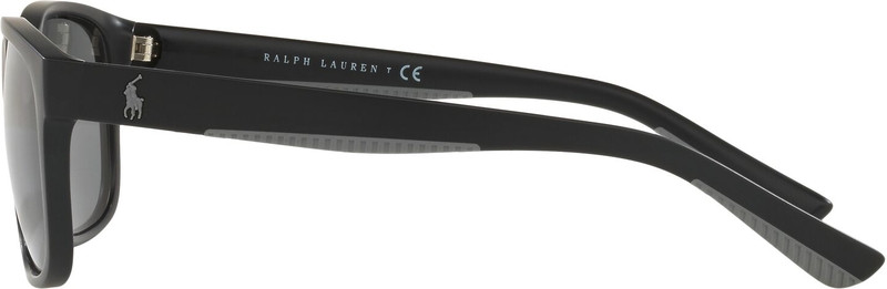 Polo Ralph Lauren PH4142 Matte Black/Light Grey | Afterpay