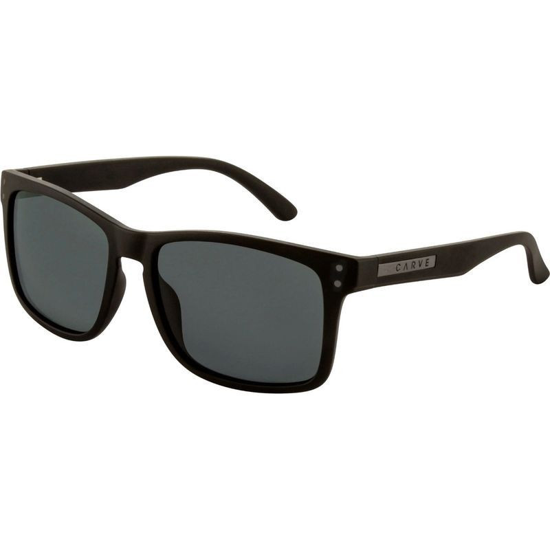Shop Carve Goblin Xl Sunglasses Matte Blackgrey Polarised