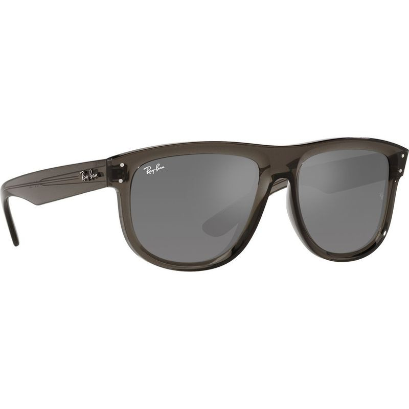 Ray-Ban Boyfriend Reverse Rbr0501s Transparent Dark Grey/silver Grey Lenses