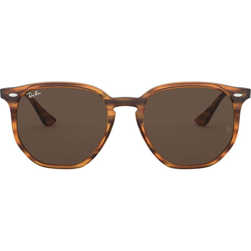 Buy Ray-Ban RB4306 Striped Havana/Dark Brown | Afterpay