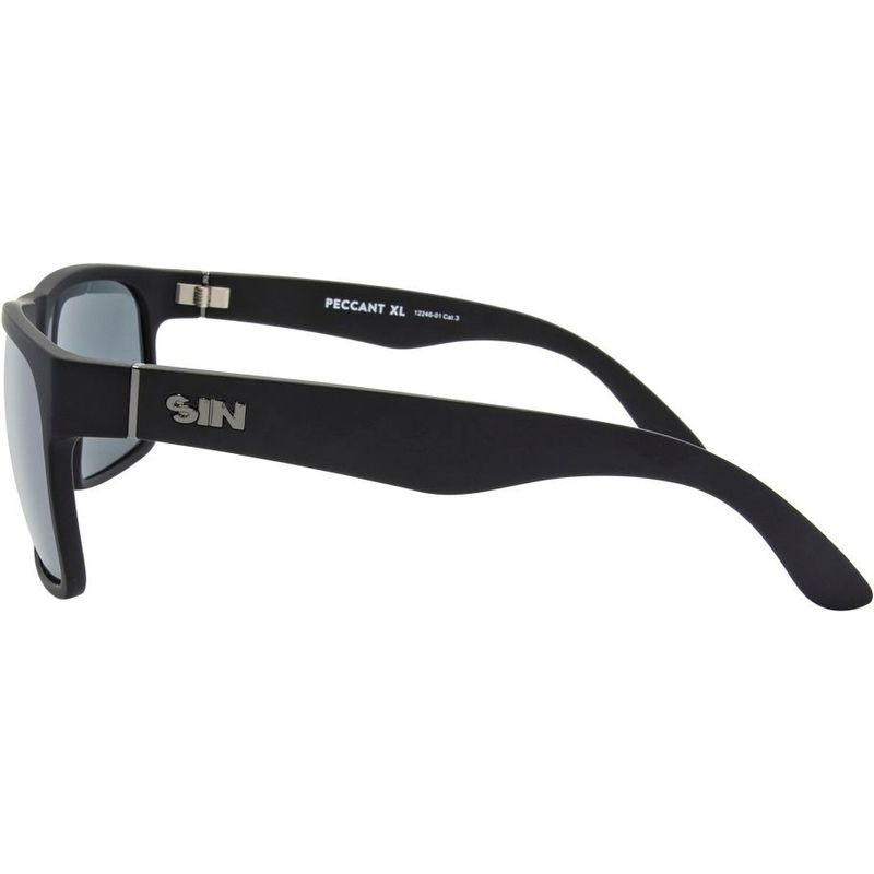 Shop SIN Eyewear Peccant Xl Black/Smoke Polarised Sunglasses