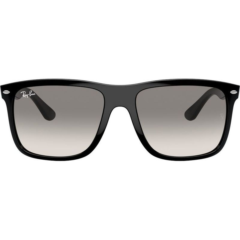 Ray-Ban Boyfriend Two RB4547F Black/Clear Grey Sunglasses