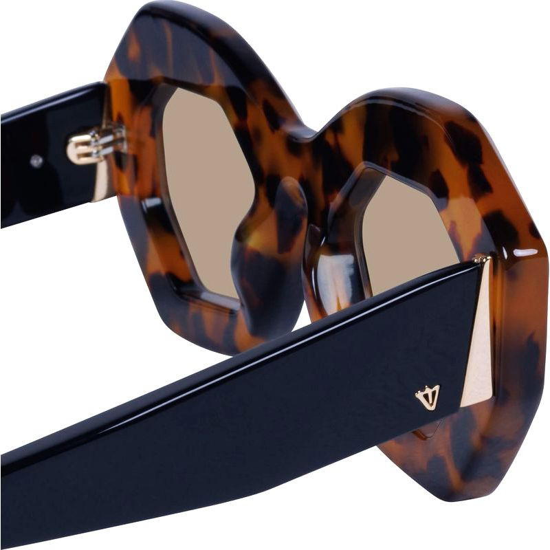 Valley Eyewear Opera Honey Tort Gold/Light Brown Sunglasses