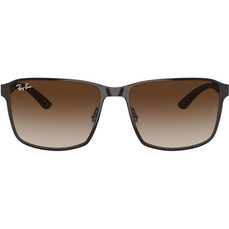 Shop Ray-Ban RB3721 Brown Gunmetal/Brown Gradient Sunglasses