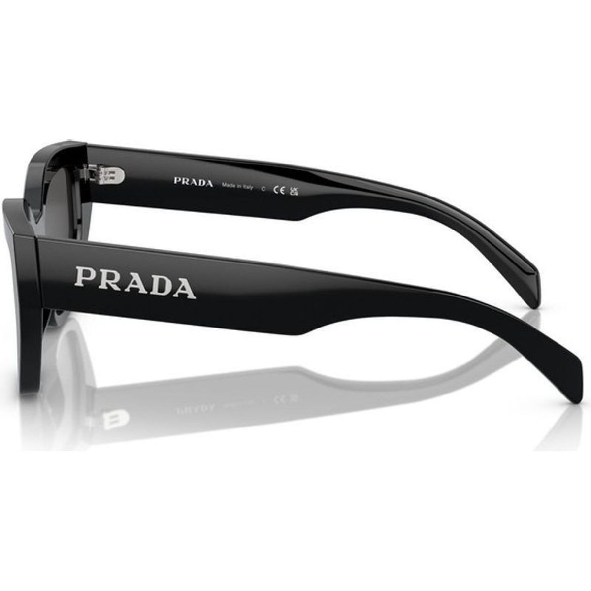 Prada Pra09s Black/Dark Grey Lenses Sunglasses | Afterpay