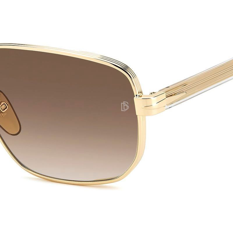 David Beckham DB 7121/G/S Crystal Gold/Brown Gradient Lenses