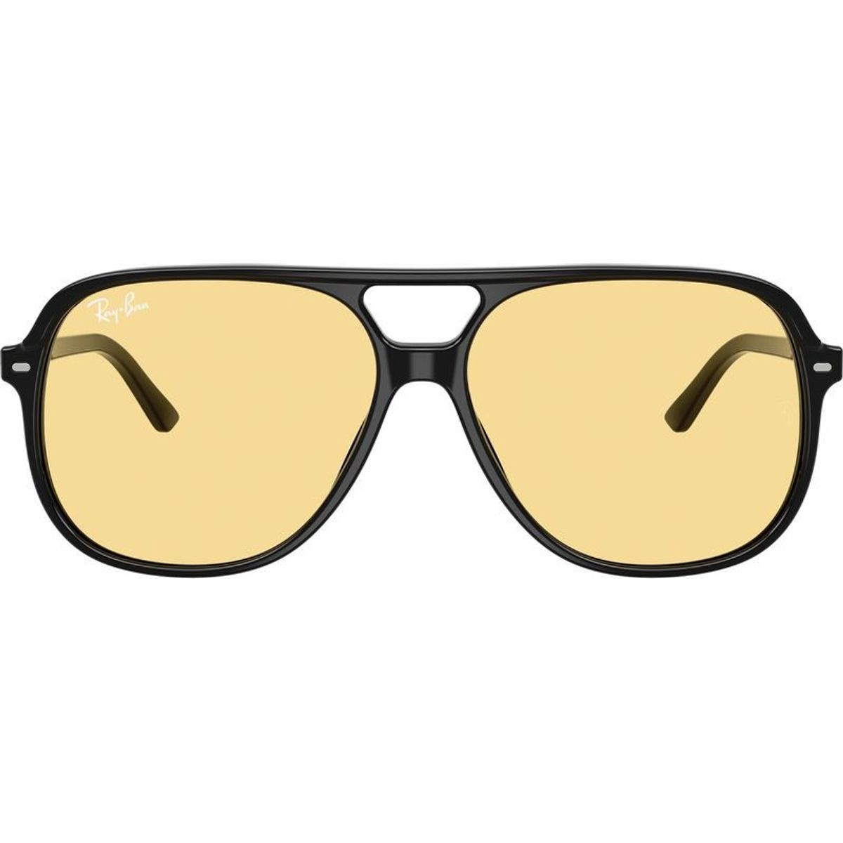 Ray-Ban Bill RB2198 Sunglasses Black/Yellow Glass 60 Size