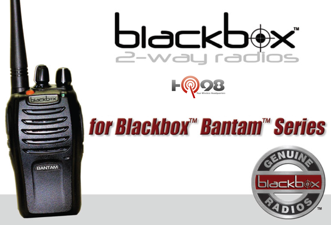 Bantam compact radio 16 channel UHF 4 watts two way business radios by ...