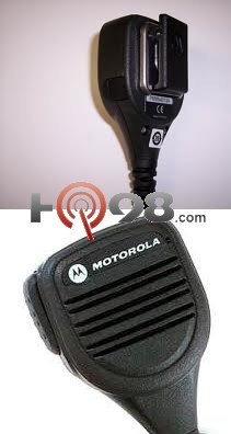 Motorola PMMN4013 Remote Speaker Microphone with Ear Jack. Remote ...