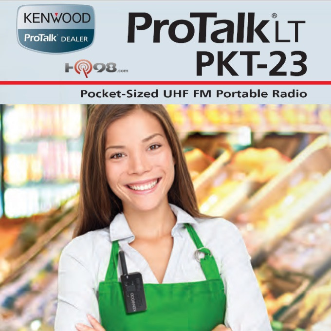 Kenwood ProTalk LT PKT23A UHF 4CH Low Cost Radio with Free Shipping ...