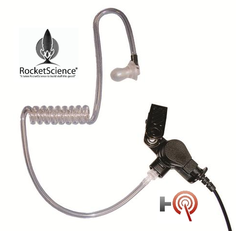 Rocket Science Star One Wire Surveillance Acoustic tube Earpiece has ...