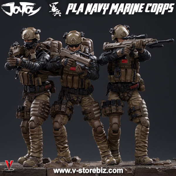 JoyToy JTCN001 PLA Marine Corps External Combat Team (Set of 3) - V Store Collectibles
