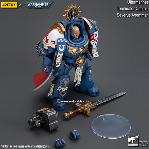 JOYTOY Warhammer 40K JT9916 Ultramarines Terminator Captain Severus ...