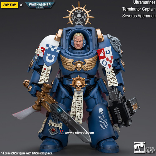 JOYTOY Warhammer 40K JT9916 Ultramarines Terminator Captain Severus ...